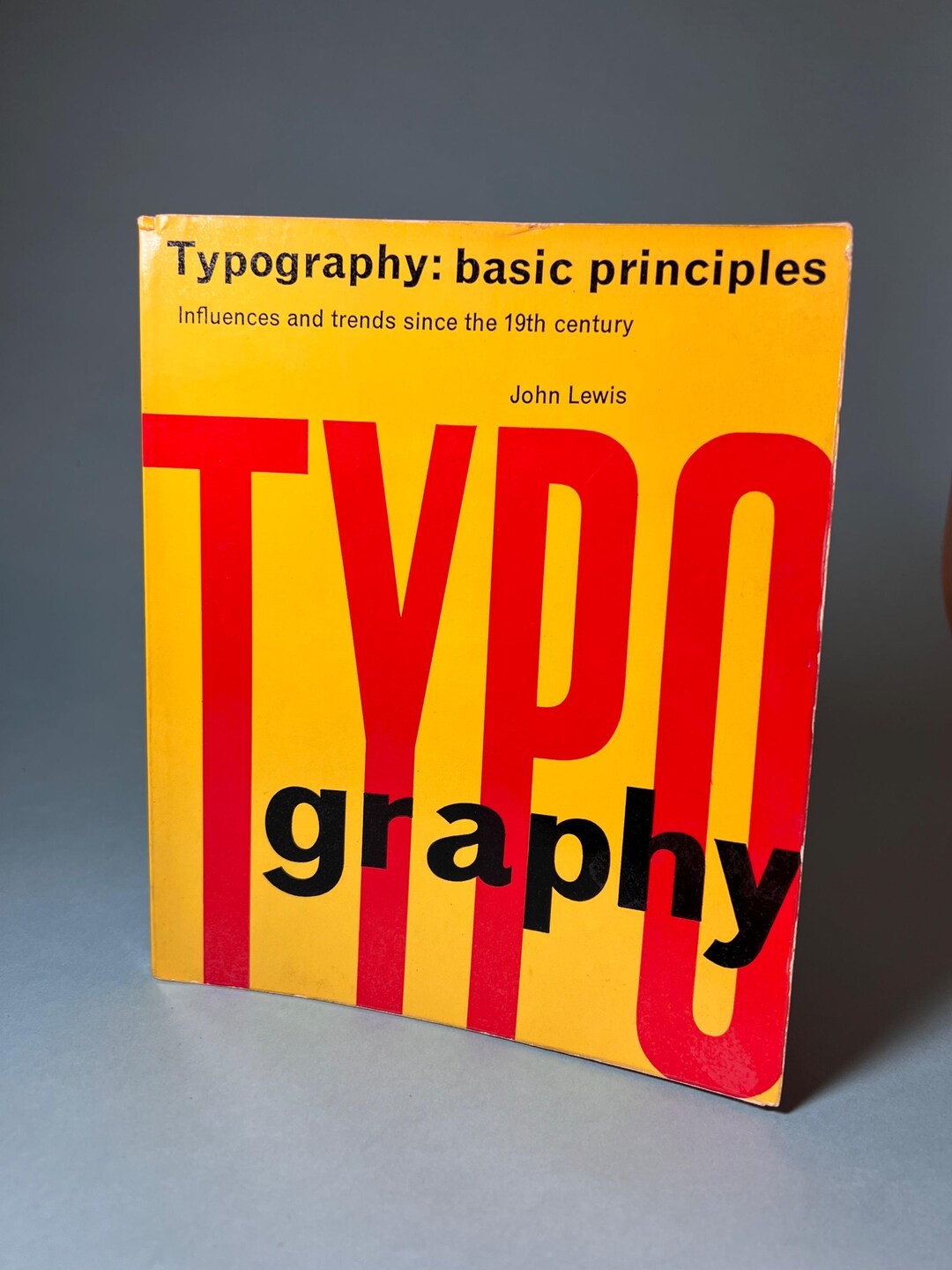 1964 Vintage Typography Book Typography Basic Principles by John Lewis ...