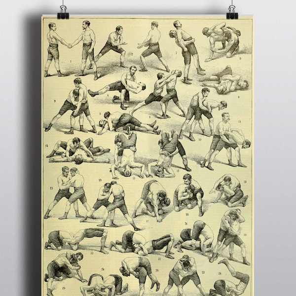 Wall Exercise Chart - Etsy