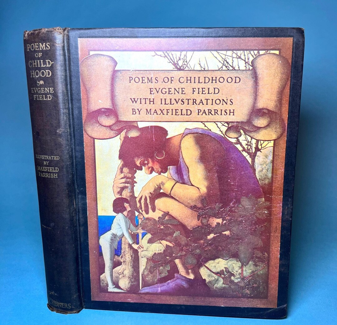 RARE 1920 Antique Children's Book Poems of Childhood Eugene Field ...
