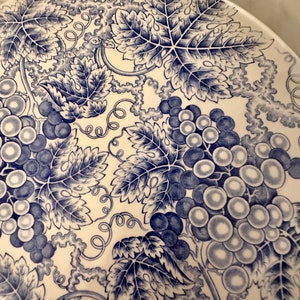 Vintage Spode Blue Room Collection Grapes Plate - Etsy