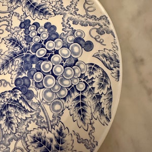 Vintage Spode Blue Room Collection Grapes Plate - Etsy