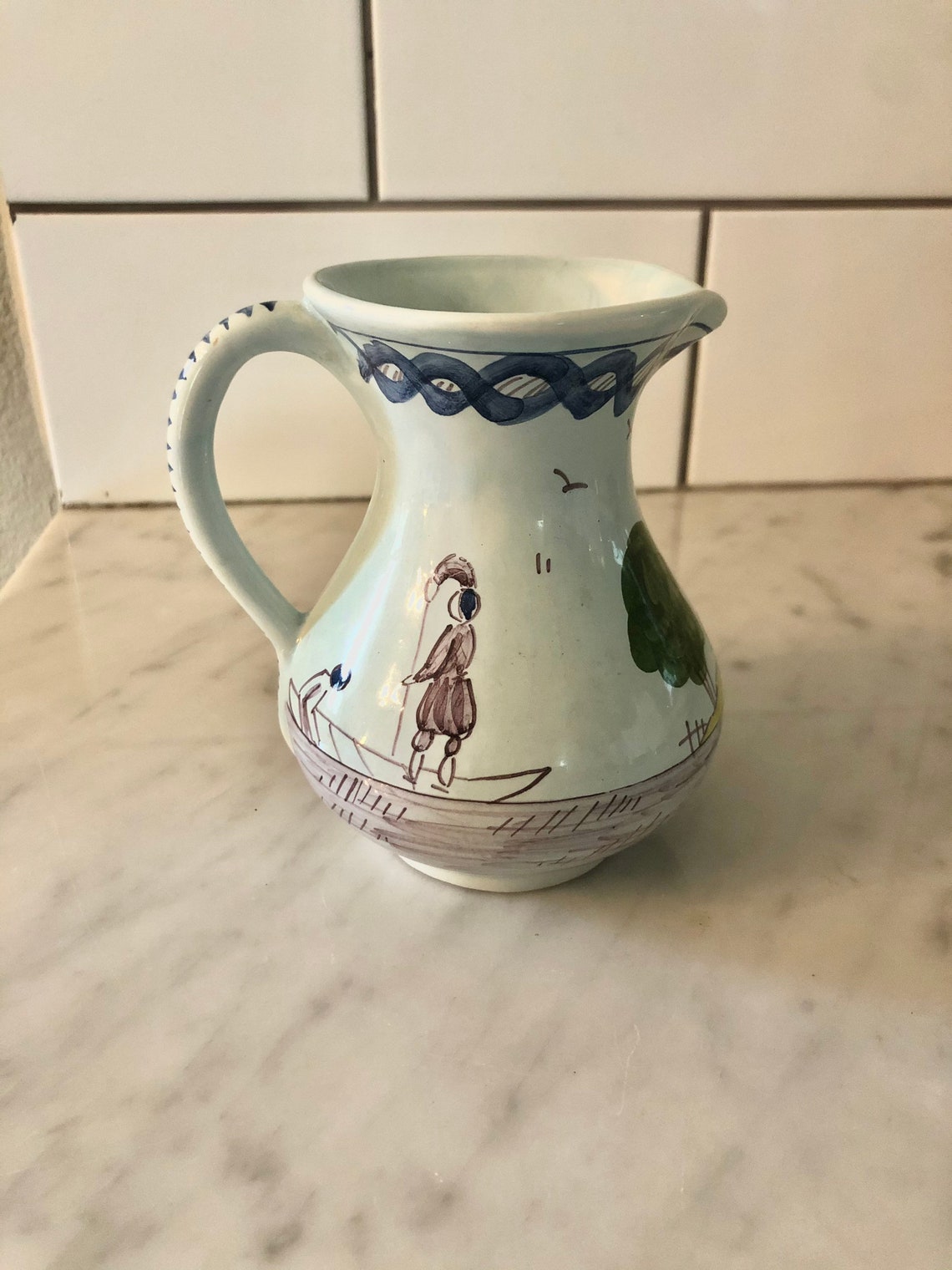 Vintage Delft Pitcher Made in Holland Vintage Delftware | Etsy