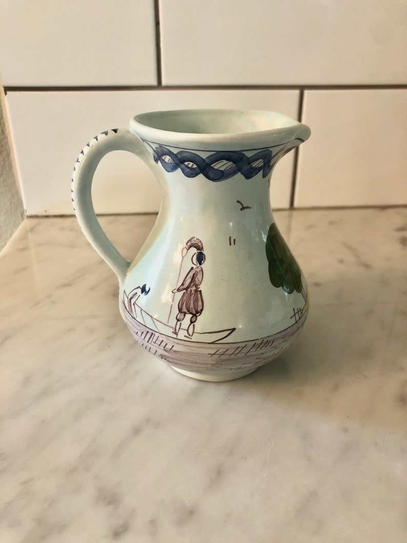 Vintage Delft Pitcher, Made in Holland, Vintage Delftware Creamer - Etsy