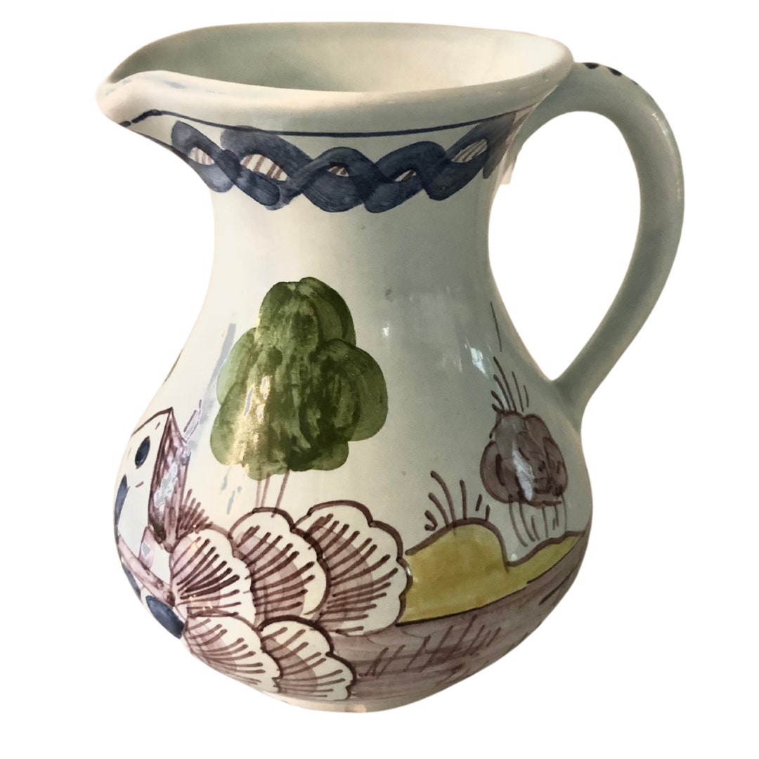 Vintage Delft Pitcher, Made in Holland, Vintage Delftware Creamer - Etsy