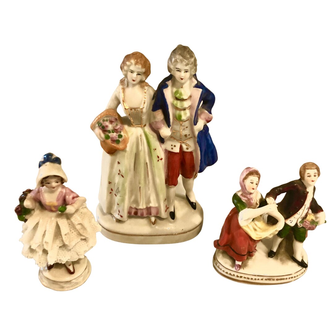 Porcelain Figurine Collection, Collectible Vintage Figurines - Etsy