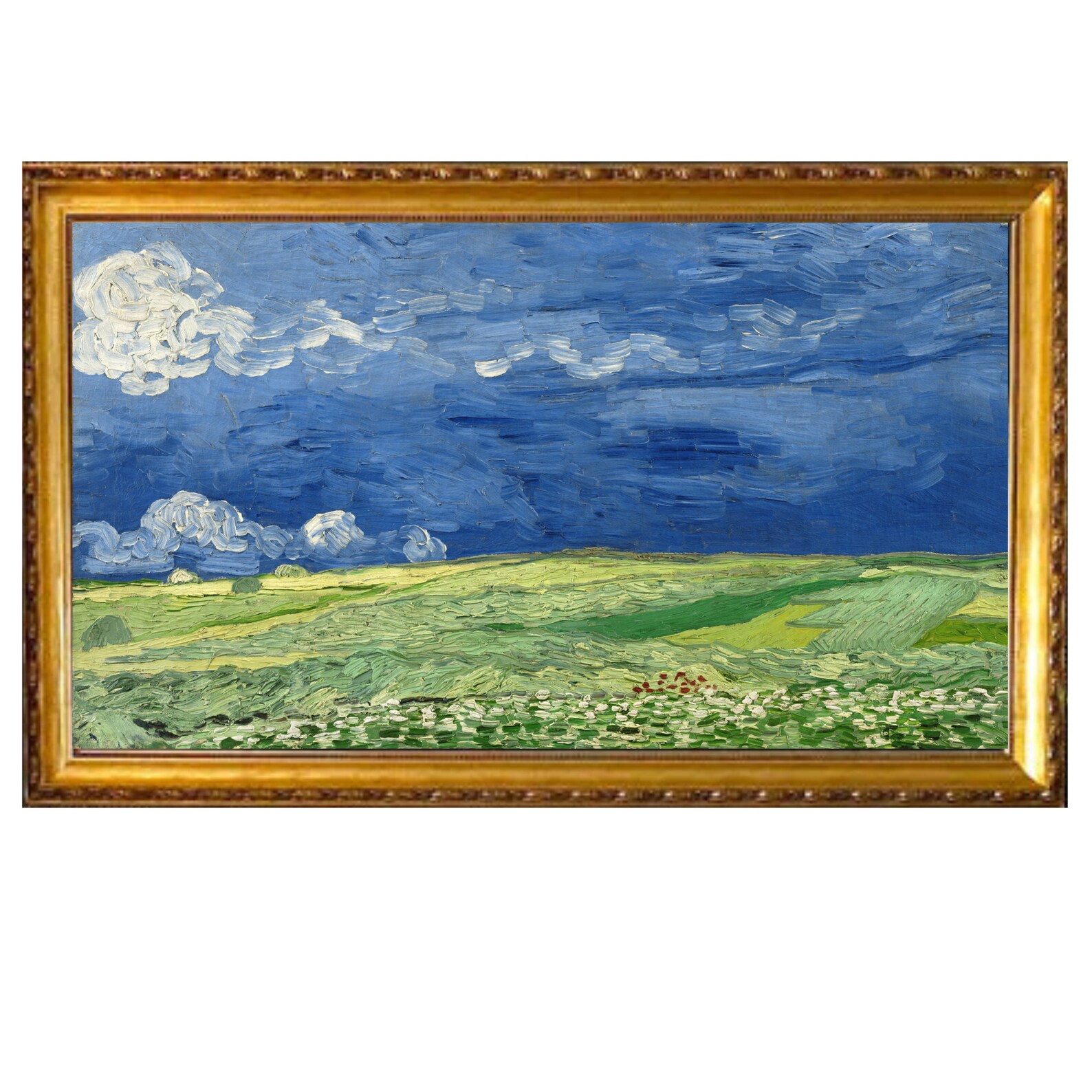 Van Gogh Paintings for Frame TV Wheatfield Under - Etsy