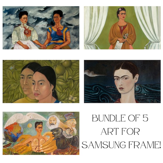 Bundle of Frida Kahlo Art for Samsung Frame TV Frida Art for - Etsy