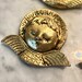 Vintage Gold Florentine Angel Ornaments From Italy - Etsy