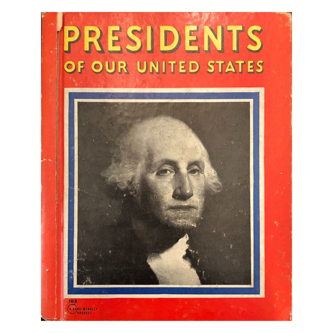 Vintage US Presidents Book, 1936 Edition, Americana Decor - Etsy