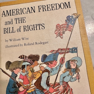 American Freedom and the Bill of Rights Book for Children 1975 - Etsy
