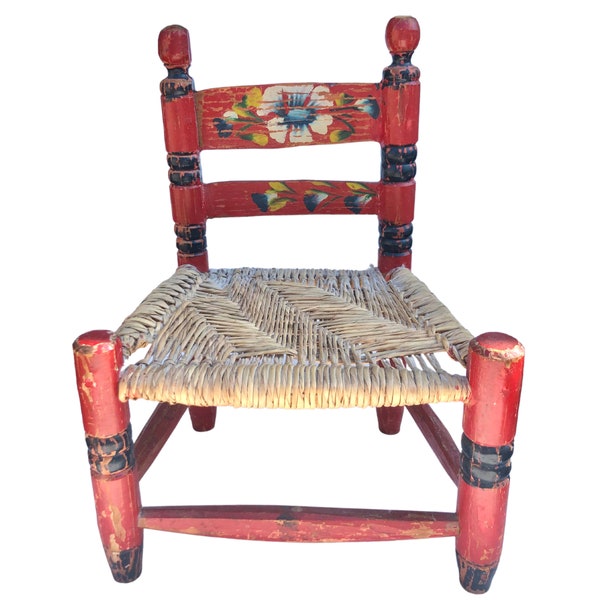 Mexico Painted Chair - Etsy
