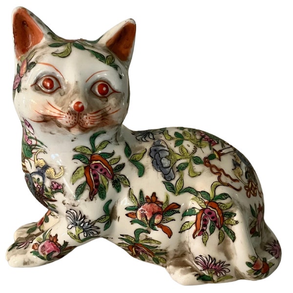 Porcelain Figurines Cats - Etsy