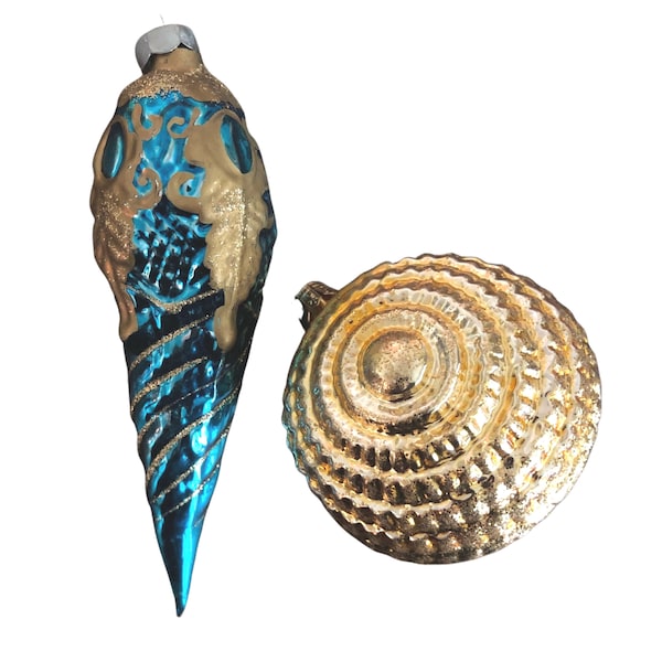 Aqua Ornaments - Etsy