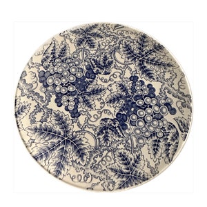 Vintage Spode Blue Room Collection Grapes Plate - Etsy