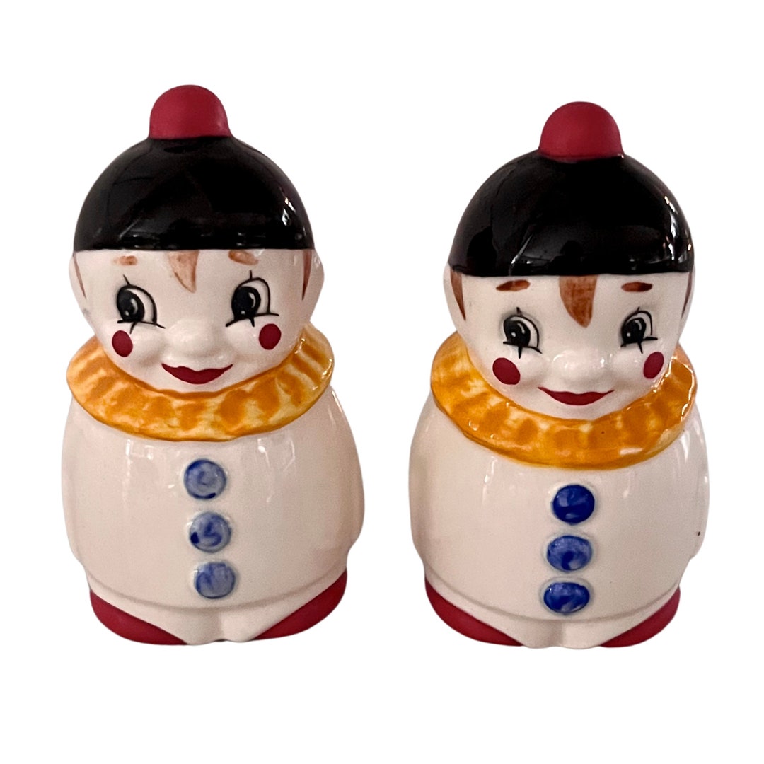 Vintage Goebel Clown Salt and Pepper Shakers - Etsy