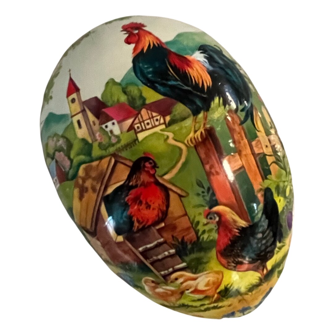 Vintage German Eggs, Paper Mache Eggs, Easter Candy Holder, Vintage ...
