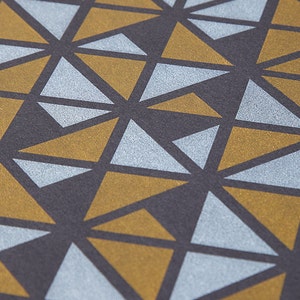 Triangular A2 Screenprint / Triangle Screenprint, Graphic Shapes ...