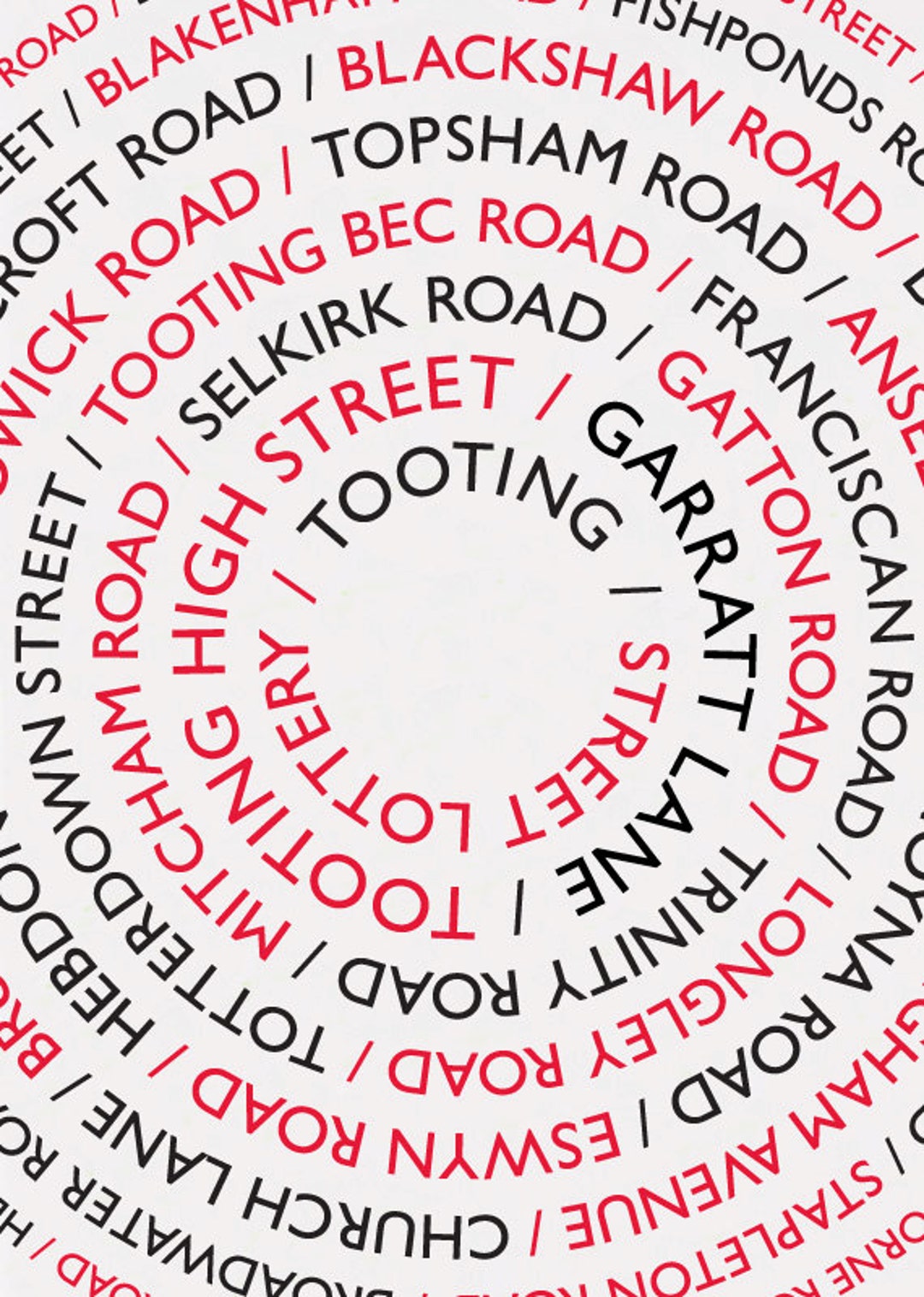 Tooting Street Lottery / Tooting Print, Tooting Poster, A3 Print ...