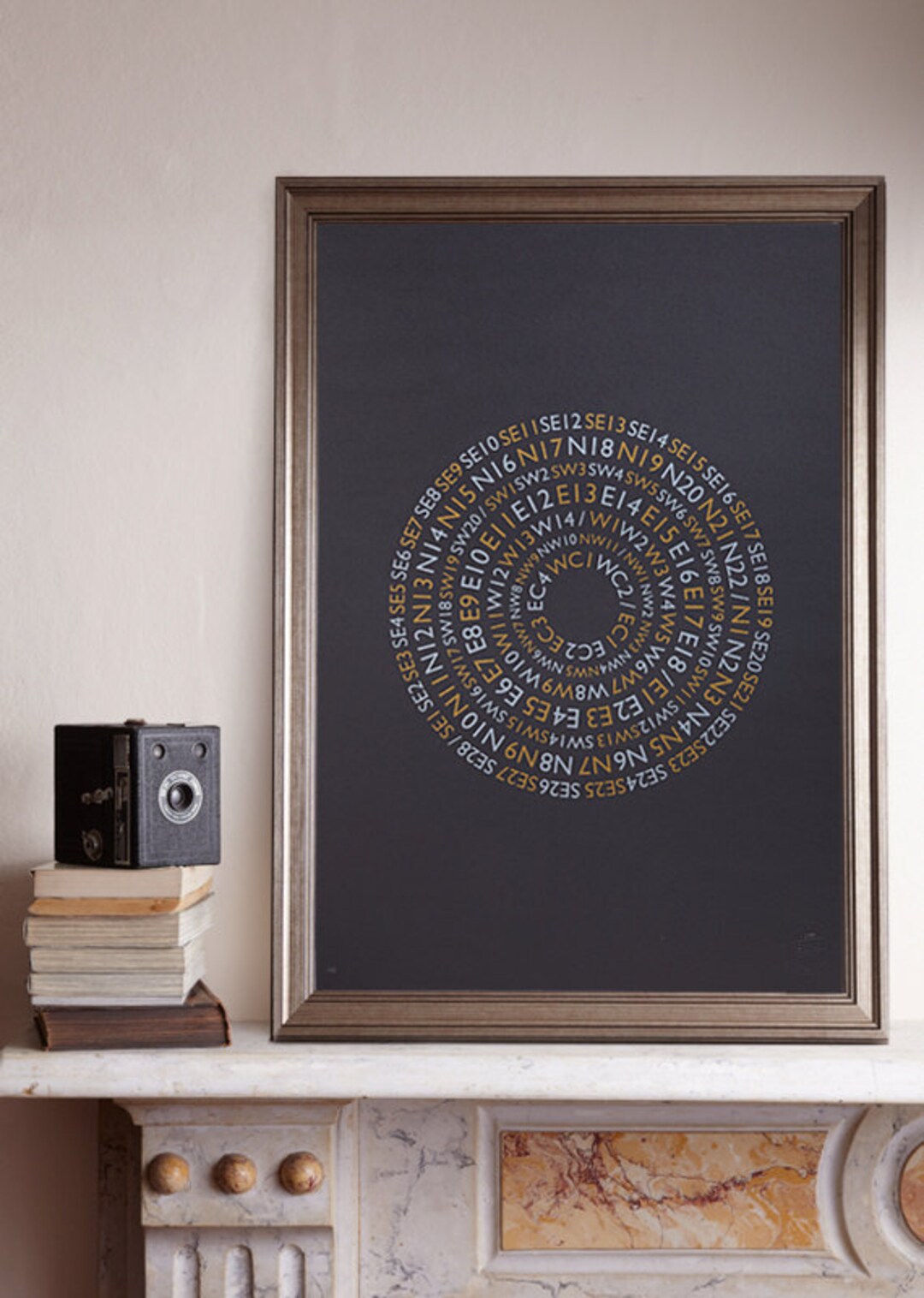 Postcode Lottery A2 Screenprint / London Screenprint, London Poster ...