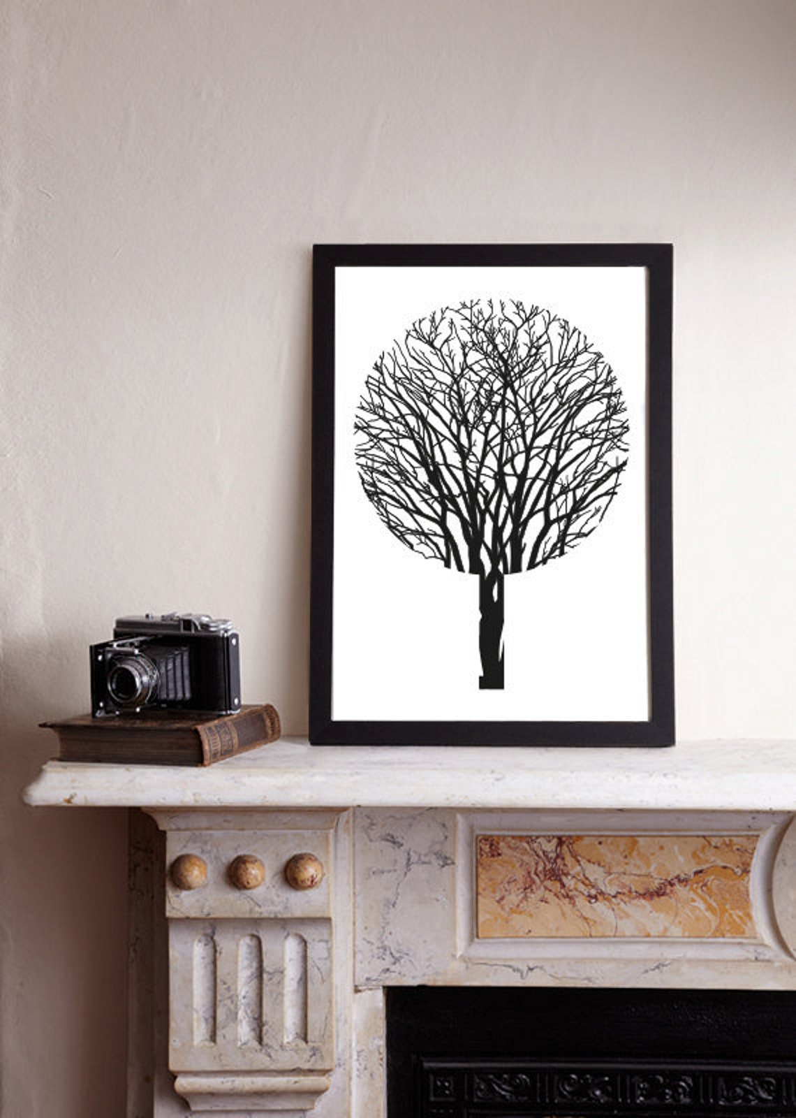 Urban Forest A3 Print / Tree Print, Tree Poster, Graphic Print, Graphic ...