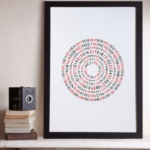 Postcode Lottery A2 Screenprint / London Screenprint, London Poster ...