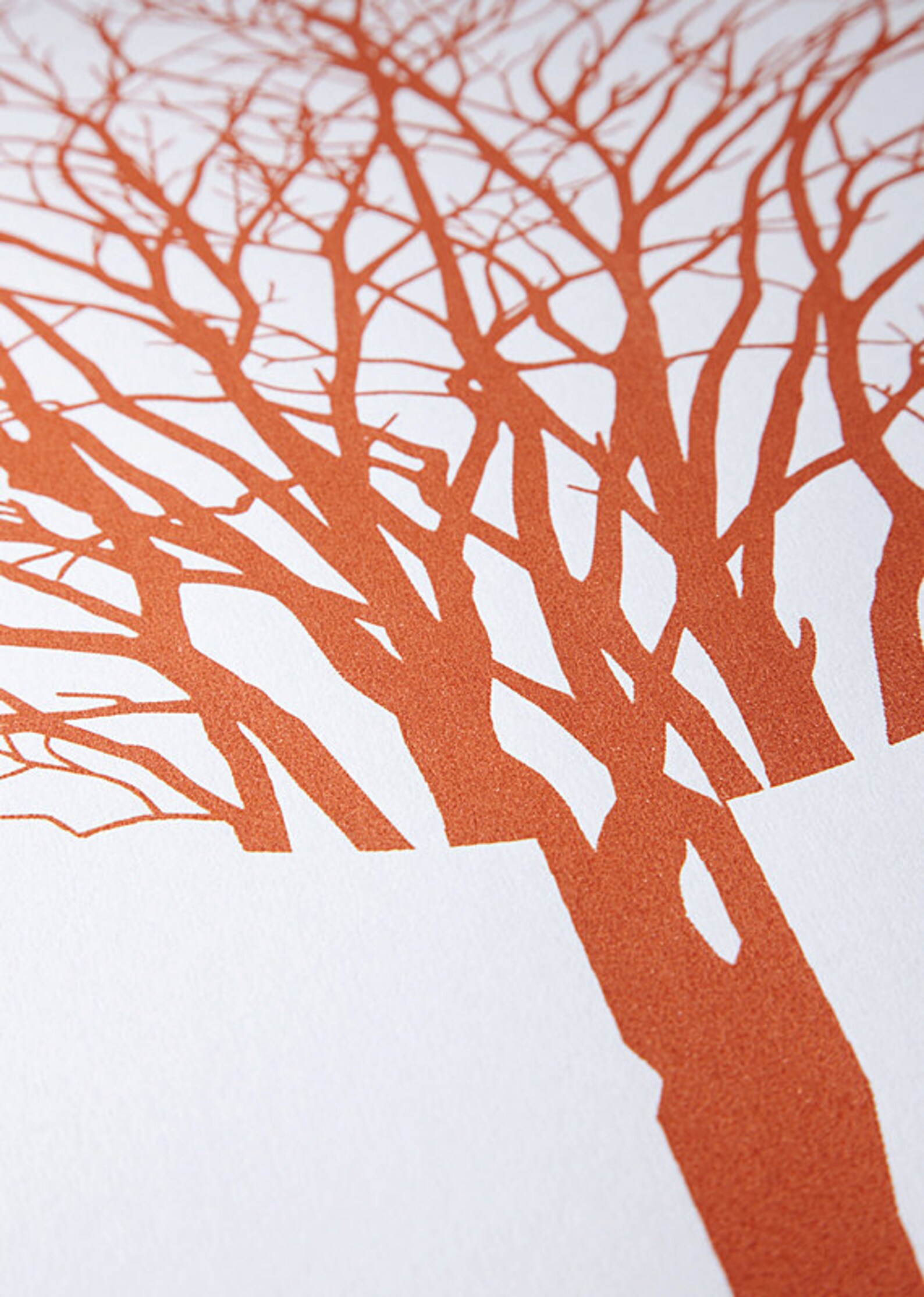 Urban Forest A3 Screenprint / Tree Screenprint Tree Poster - Etsy