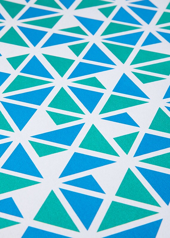 Limited Edition Screen Print Triangular Screen Print - Etsy