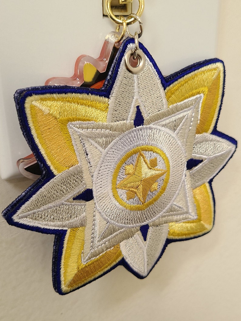 Albedo Geo Vision Keychain Set Zhongli Genshin Impact Aether - Etsy