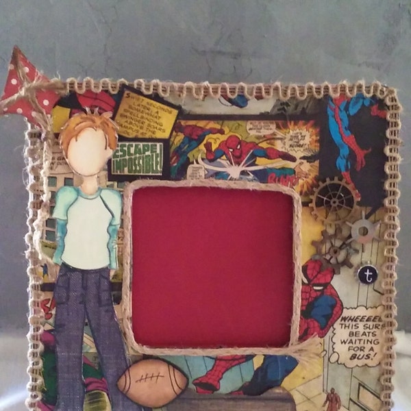 Spiderman Picture Frame - Etsy