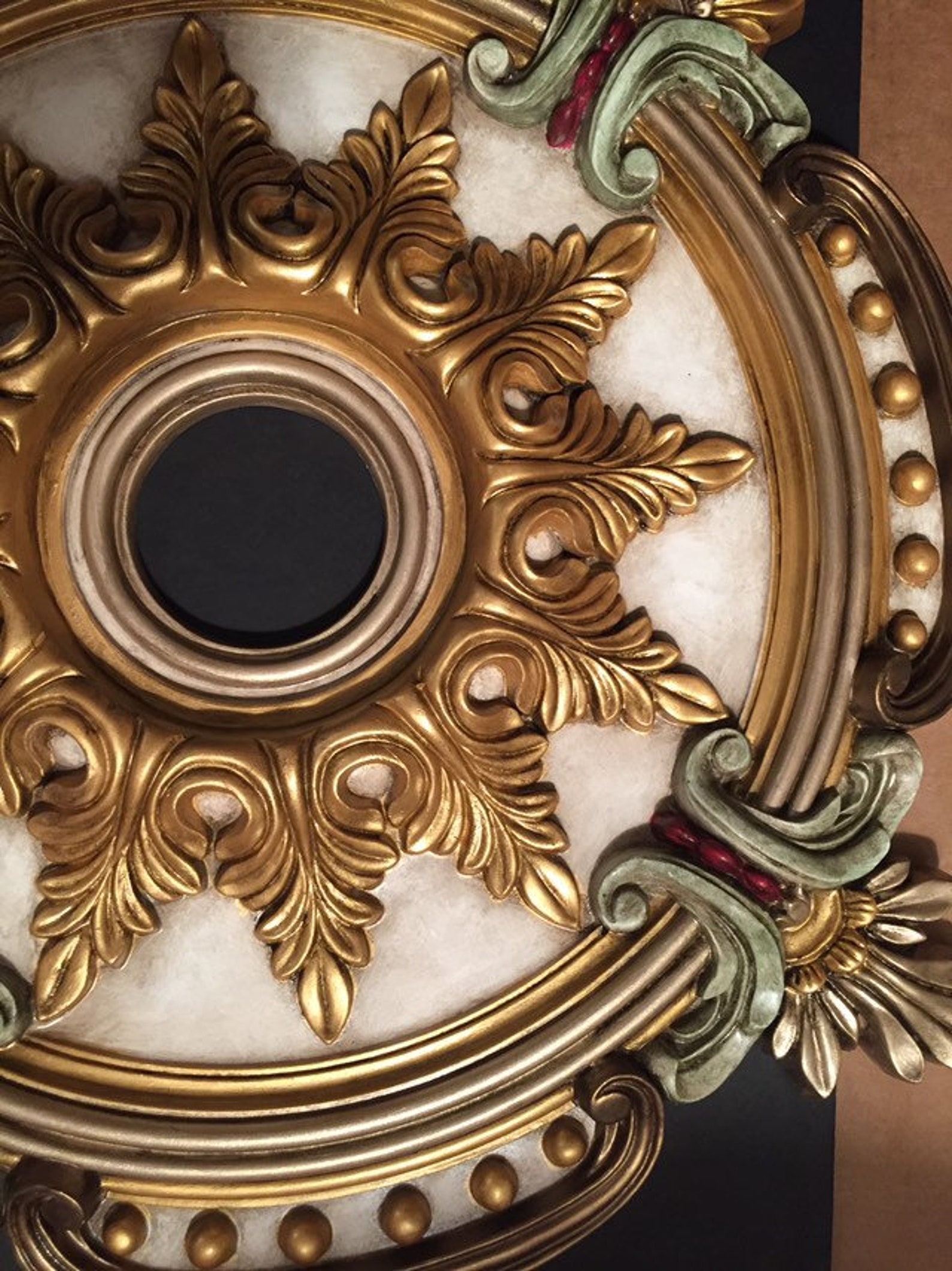 28 Ceiling Medallion Handpainted Ceiling Medallions Custom - Etsy