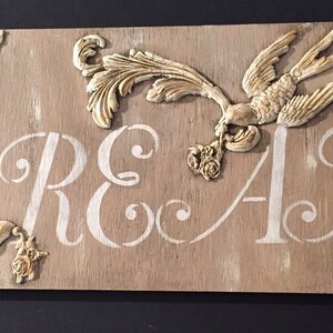 Shabby Chic Wall Art, Farmhouse Decor, Wall Hanging,mixed Media Art ...