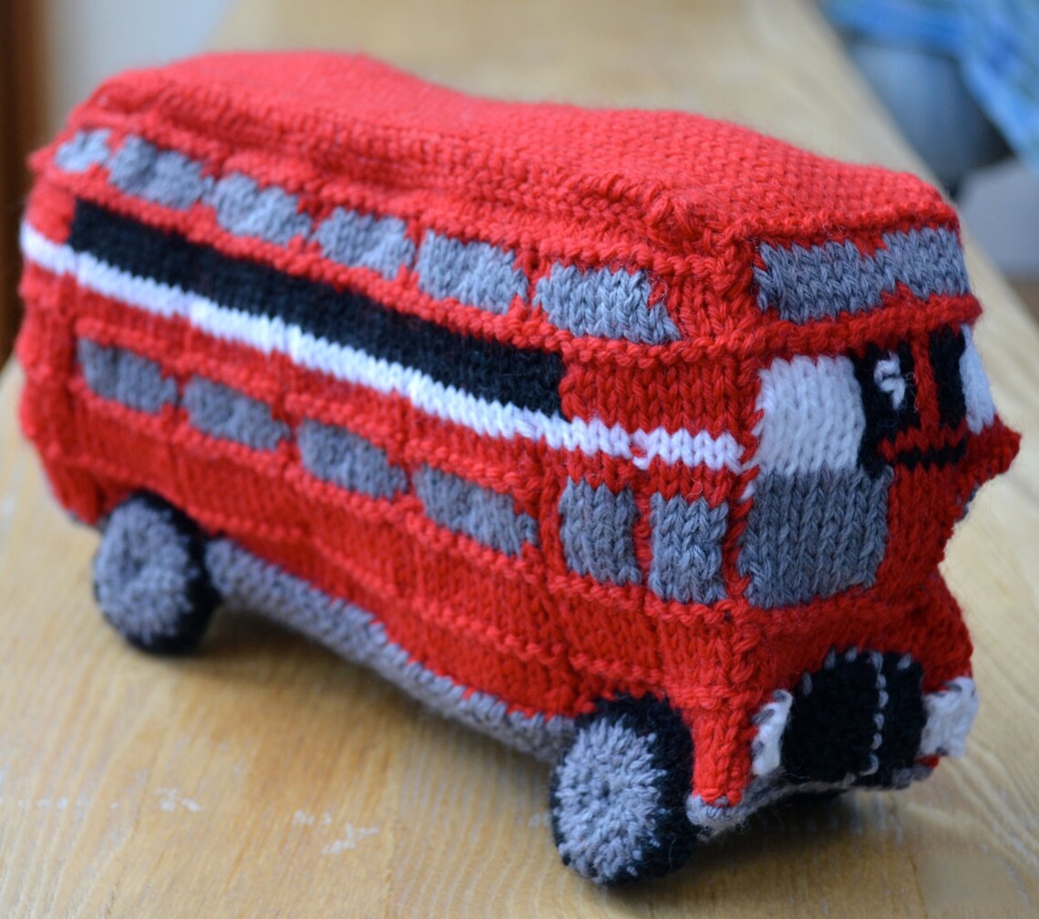 London Routemaster Bus Knitting Pattern - Etsy