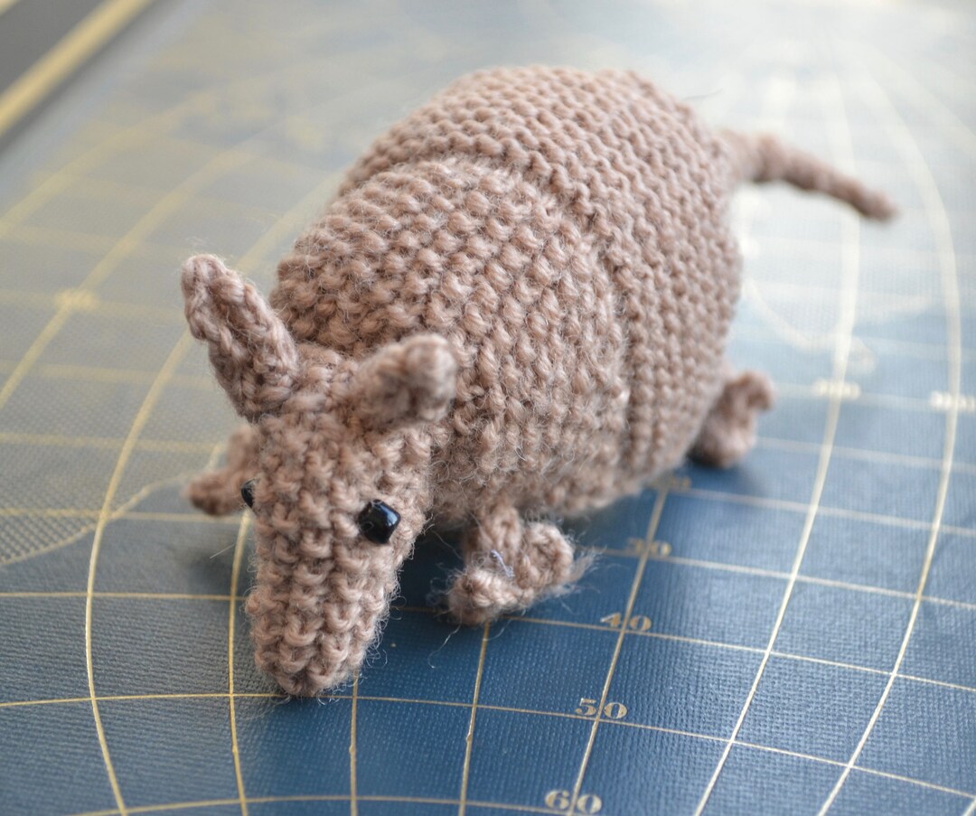 Armadillo Knitting Pattern - Etsy
