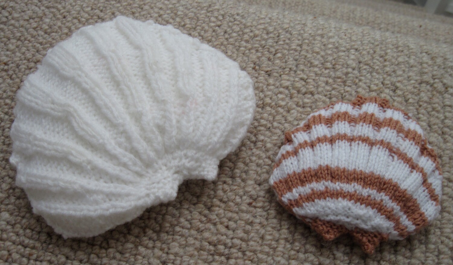 Scallop Shell Knitting Pattern - Etsy