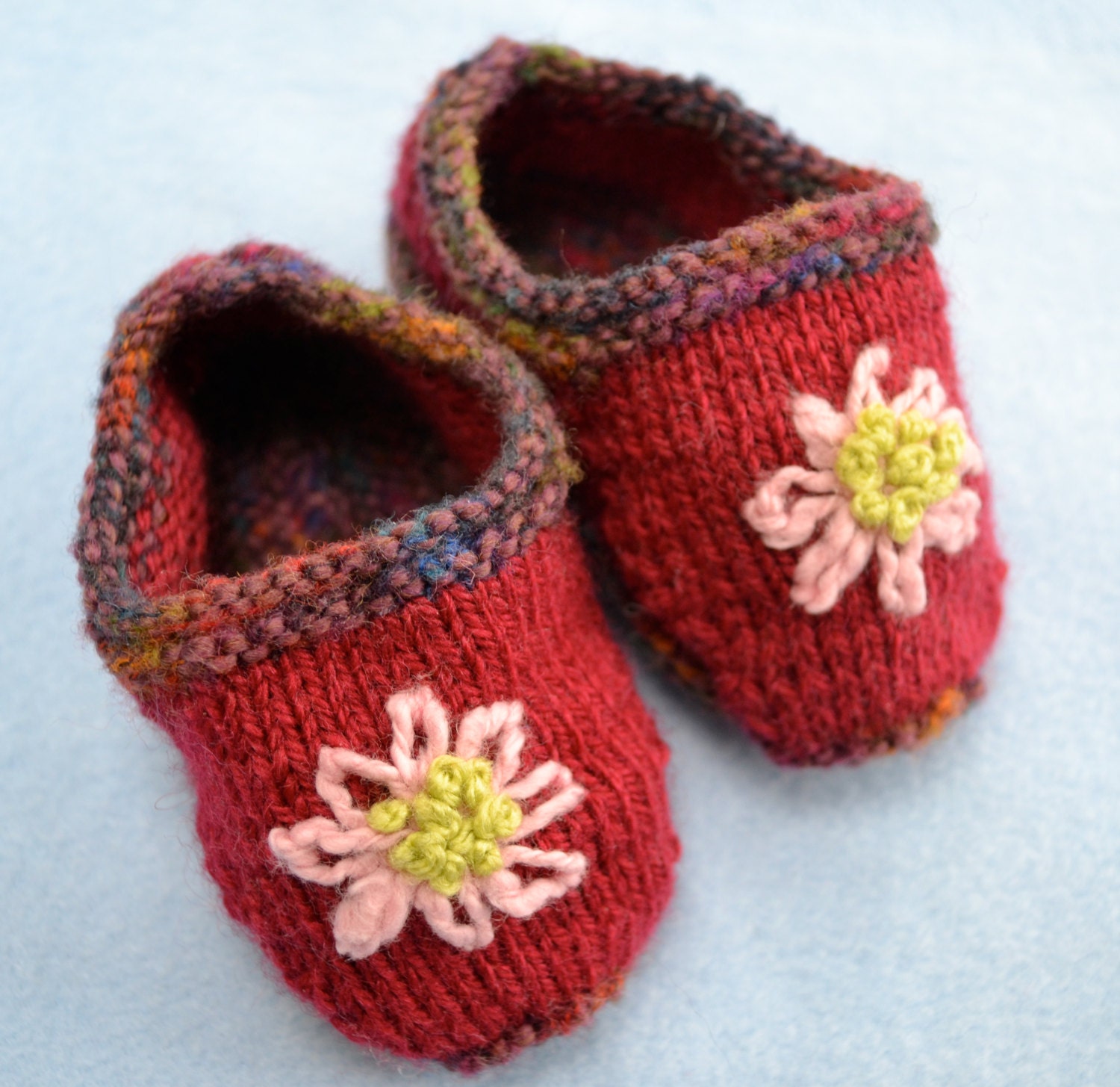 Baby Daisy Shoe Knitting Pattern - Etsy