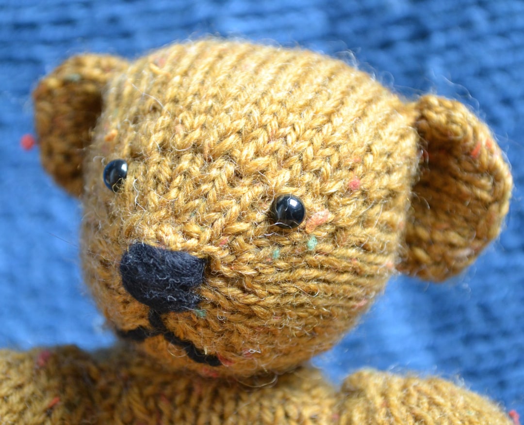 Little Teddy Bear Knitting Pattern - Etsy