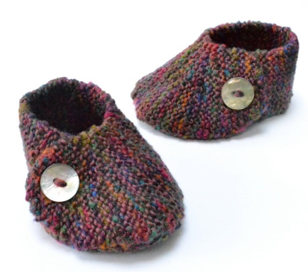 Wrap Over Baby Shoe Knitting Pattern - Etsy