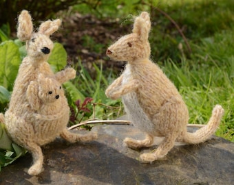 Kangaroo and Joey Knitting Pattern - Etsy