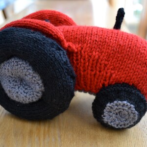 Vintage Tractor Knitting Pattern - Etsy