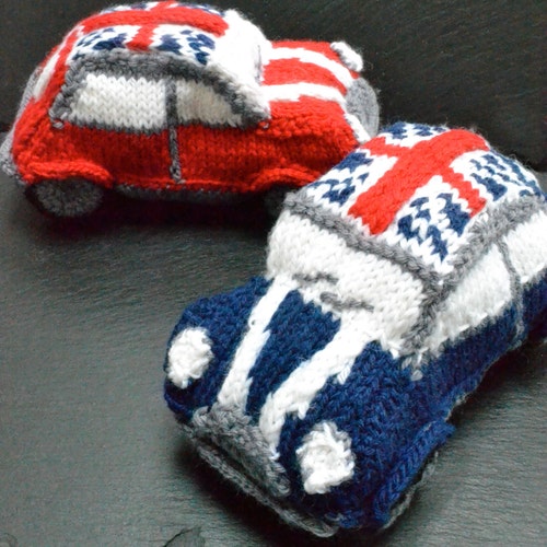 Mini Cooper Knitting Pattern | Etsy