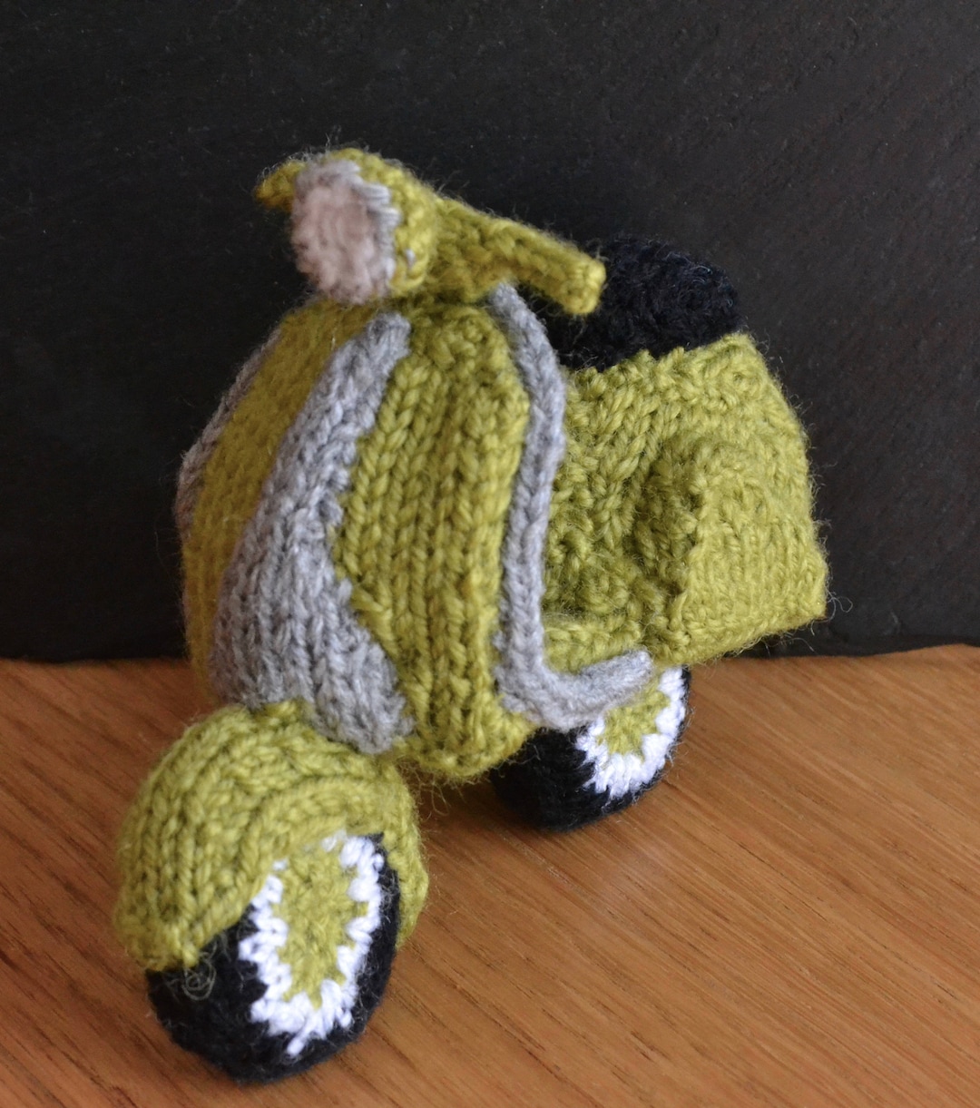 Vespa Scooter Knitting Pattern - Etsy
