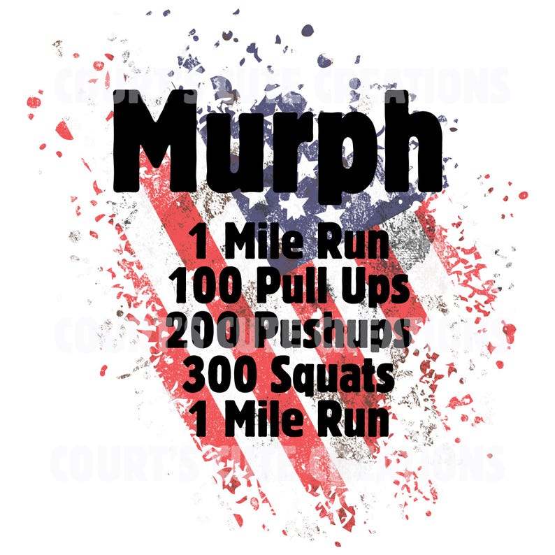 Murph Memorial Day Workout Digital File - Etsy