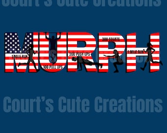 Memorial Day Murph Workout SVG - Etsy
