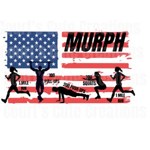 Murph Memorial Day Workout Jpeg - Etsy