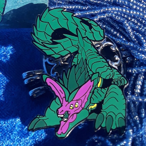 Karloff Enamel Lapel Pin Pacific Rim Kaiju - Etsy