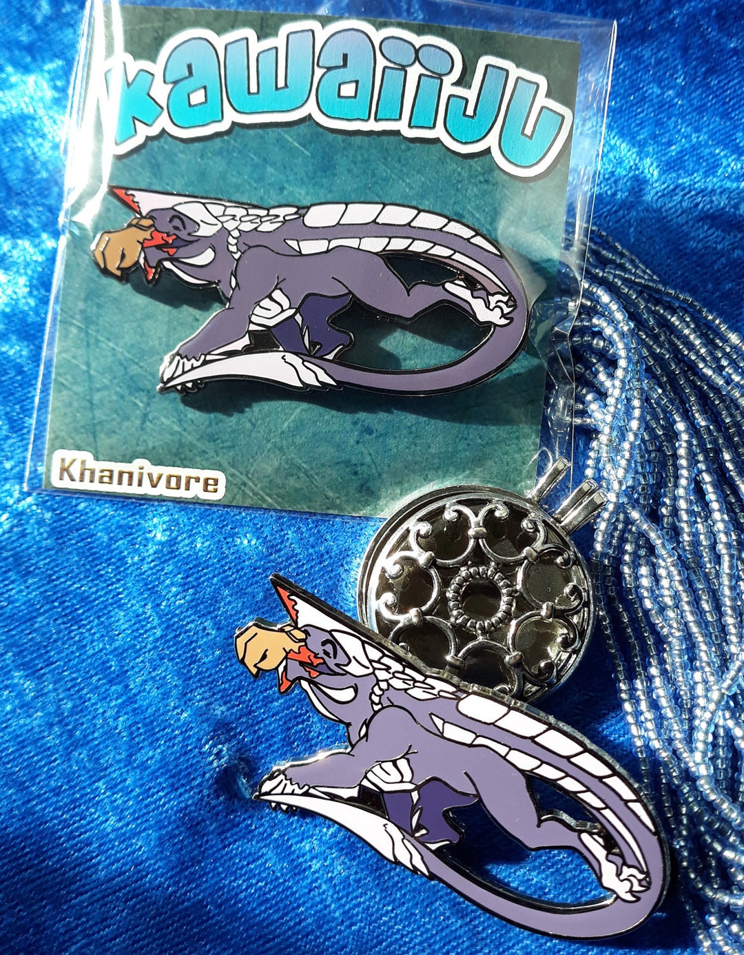 Khanivore Enamel Lapel Pin + Sticker, Sonnie's Edge - Love Death ...