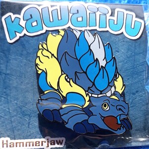 Hammerjaw Enamel Lapel Pin, Pacific Rim Kaiju - Etsy