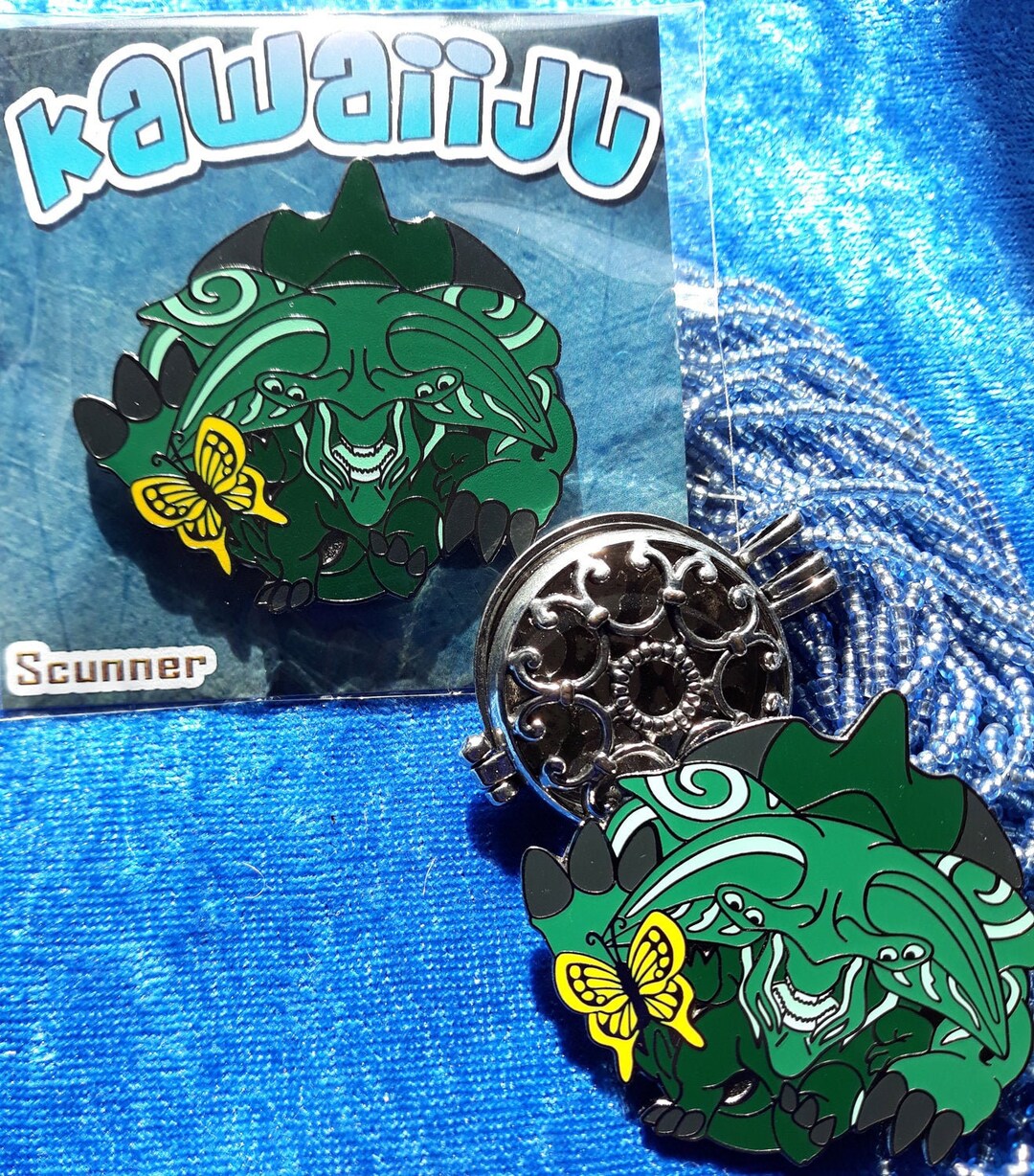 Scunner Enamel Lapel Pin, Pacific Rim Kaiju - Etsy