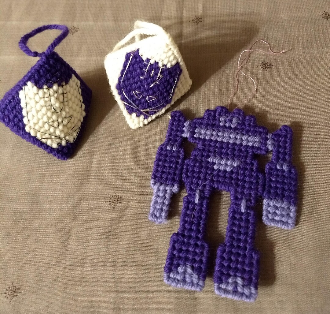 Transformers G1 Decepticon Symbol and Shockwave Handmade Christmas ...