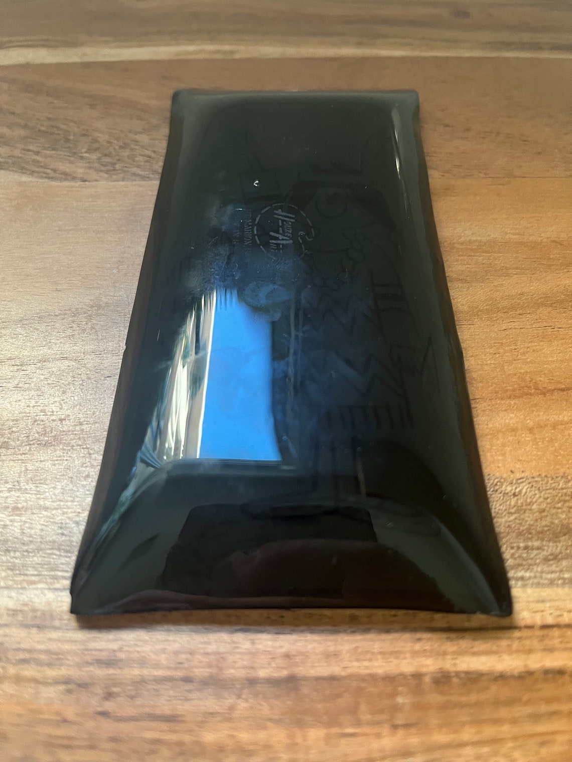 Vintage 1950s Style Glass Ashtray Native American Get Well Soon Houze ...